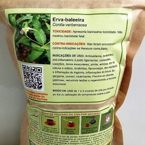 Erva-baleeira - Cordia verbenacea (folhas secas) | Empório Folha & Vida