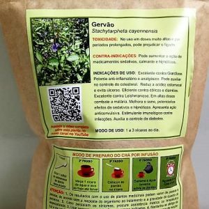 Gervão - Stachytarpheta cayennensis (folhas secas) | Empório Folha & Vida